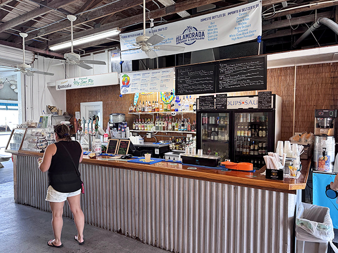 Order at the counter, then prepare for seafood magic. No white tablecloths required for this authentic Keys experience.