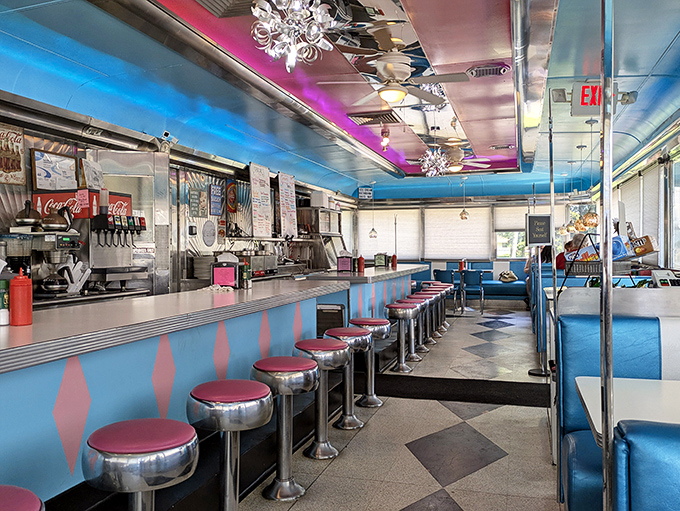 Counter seating: where solo diners become temporary family and the short-order ballet unfolds before your very eyes.