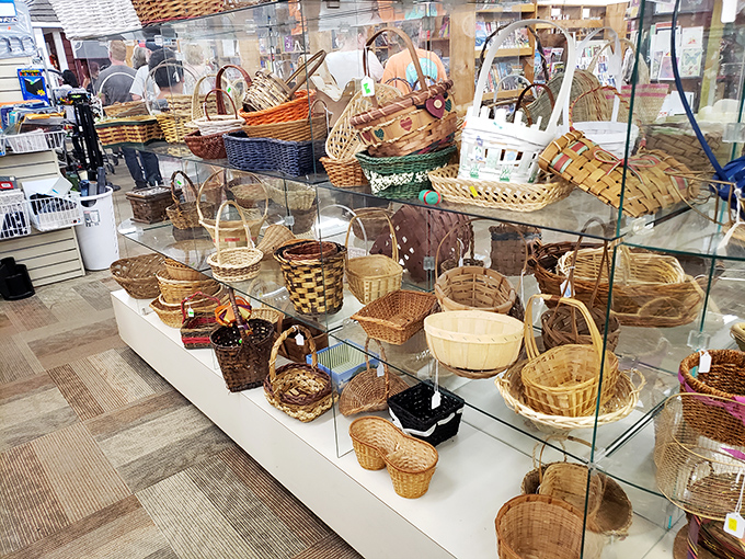 Basket case! This woven collection would make any picnic look Pinterest-worthy—Yogi Bear would upgrade his pic-a-nic game immediately.