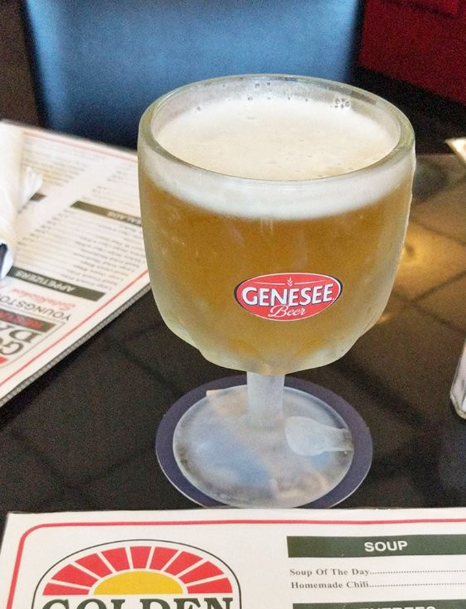 The goblet of Genesee isn't pretentious, but it is perfect&mdash;cold beer in a proper glass is one of life's simple pleasures.