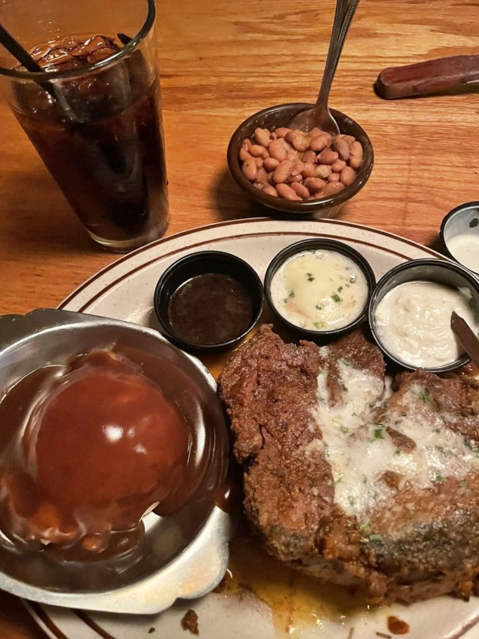 This blackened prime rib with its entourage of sauces isn't just dinner&mdash;it's a flavor party where everyone's invited.