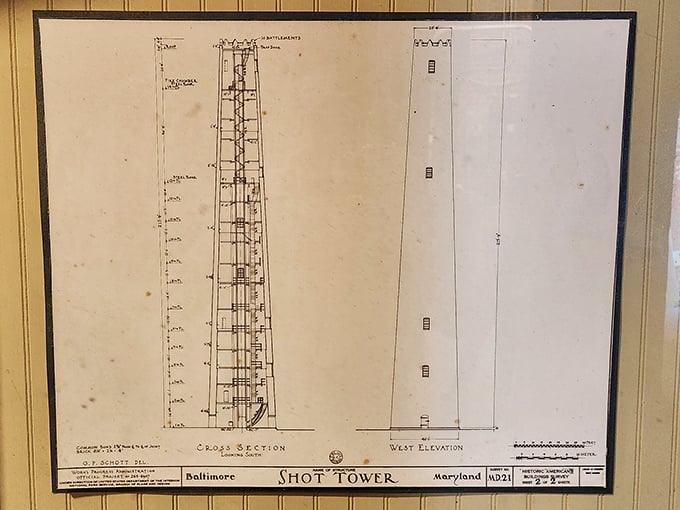 Architectural blueprints reveal the tower's inner secrets. Like seeing the skeleton of a building—fascinating, slightly spooky, and impossible to unsee.
