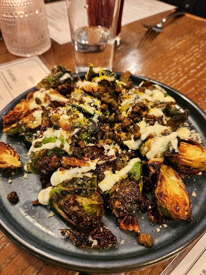Brussels sprouts that could convert even the most dedicated vegetable skeptics. Roasted to caramelized perfection and dressed to impress.