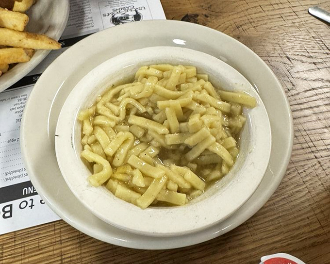 Buttered noodles that remind you why sometimes the most basic dishes are the hardest to perfect. Comfort in a bowl.