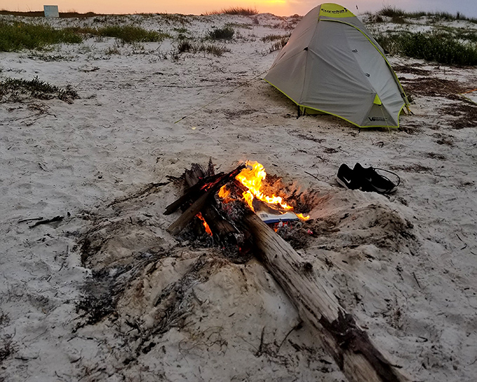 Beachfront camping with sunset views and crackling fires. No five-star hotel can compete with this million-star ceiling.