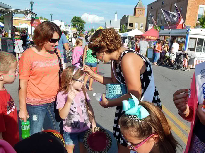 Community festivals bring Ada's streets to life with face-painting, treats, and the kind of genuine human connections that big cities often forget.