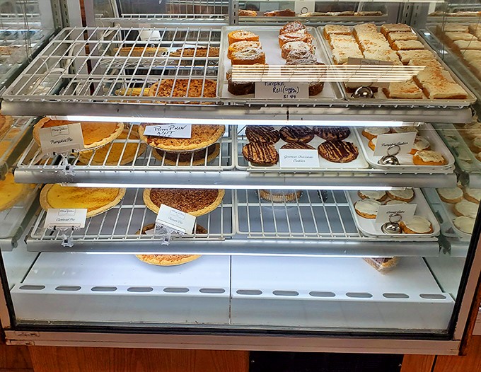 Pastry cases in Amish Country don't showcase desserts&mdash;they display works of art that happen to be edible. Each pie tells a different delicious story.