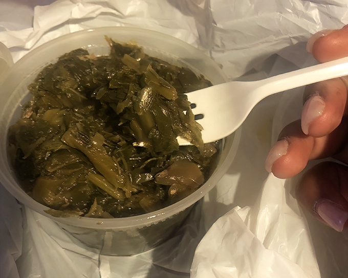 Collard greens so good they could convert vegetable skeptics. Cooked low and slow with flavors that tell stories of generations past.