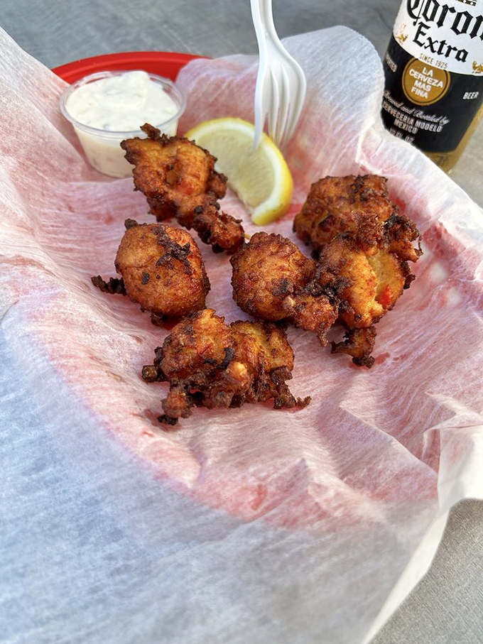 Conch fritters&mdash;little hush puppies of the sea that deliver a taste of the Caribbean with every bite. Worth every calorie and then some.