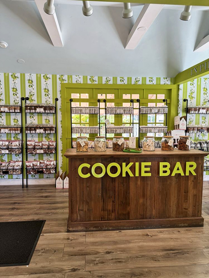 The Cookie Bar—where resistance is futile and calories don't count because you're on vacation. At least that's what I keep telling myself.