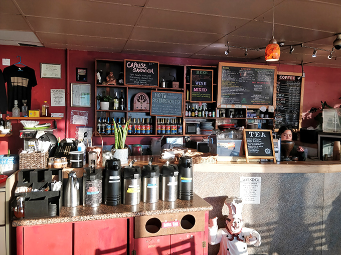 The counter tells stories of countless conversations&mdash;a wooden stage where daily specials are announced and regulars are greeted by name, not customer number.