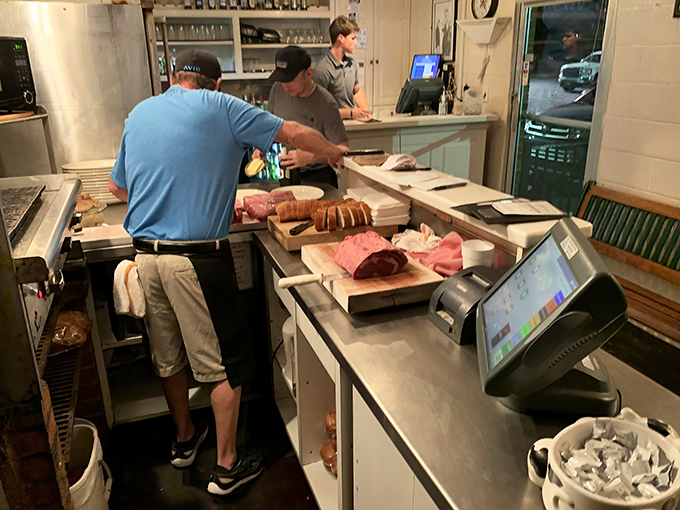Prime cuts lined up like soldiers awaiting orders. The butcher's counter is where your beef journey truly begins.