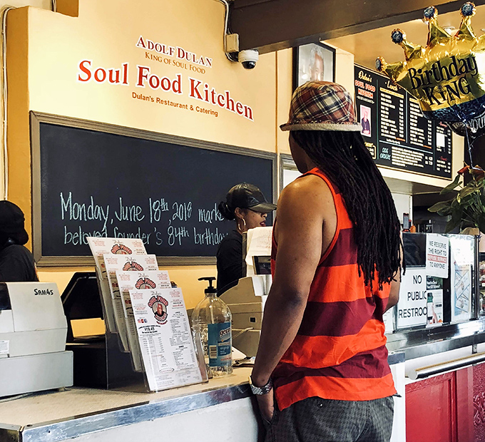 Where the magic happens&mdash;the counter where dreams come true in the form of perfectly seasoned, lovingly prepared Southern classics.