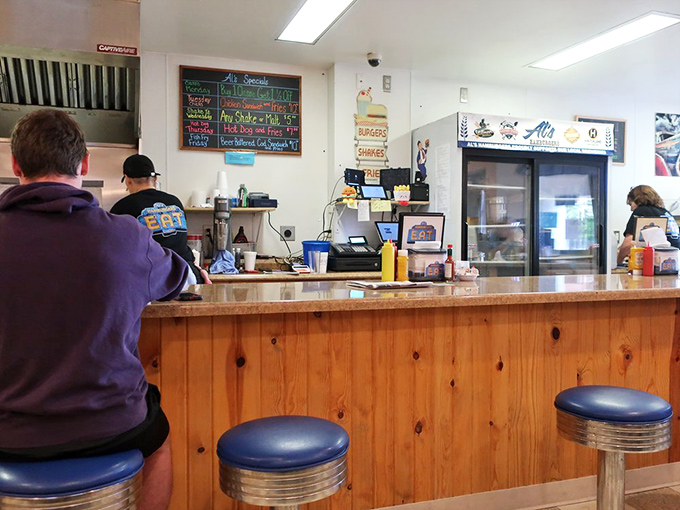 These counter seats have witnessed first dates, family traditions, and countless "best burger I've ever had" declarations since the Roosevelt administration.
