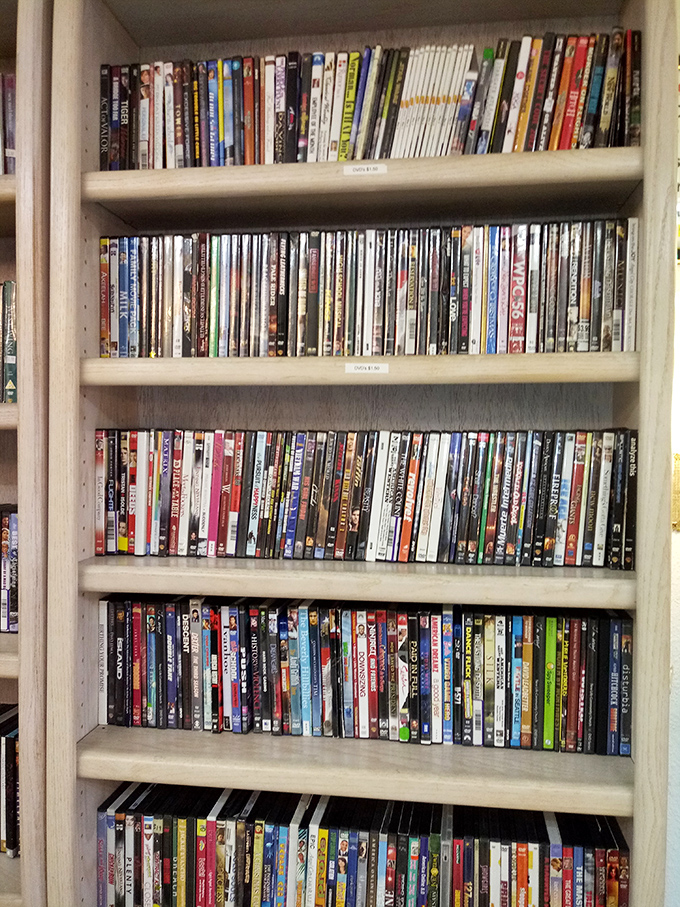 DVD paradise for movie buffs who still appreciate physical media. Thousands of titles at prices that make streaming services seem extravagant.