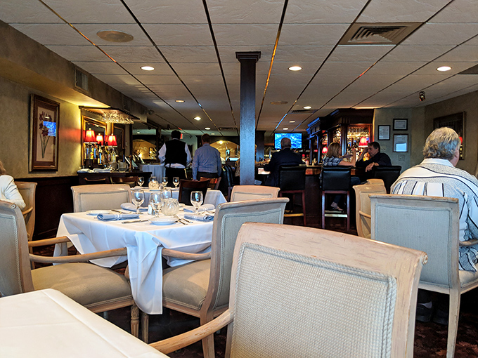 The dining room hums with the satisfied murmurs of patrons who've just discovered their new favorite special occasion spot&mdash;or Tuesday night tradition.