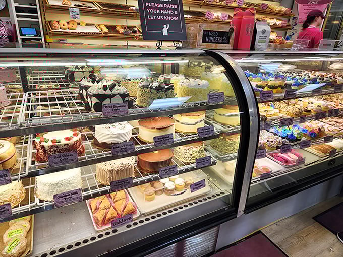 This display case isn't just filled with pastries&mdash;it's showcasing edible works of art that deserve their own gallery opening.