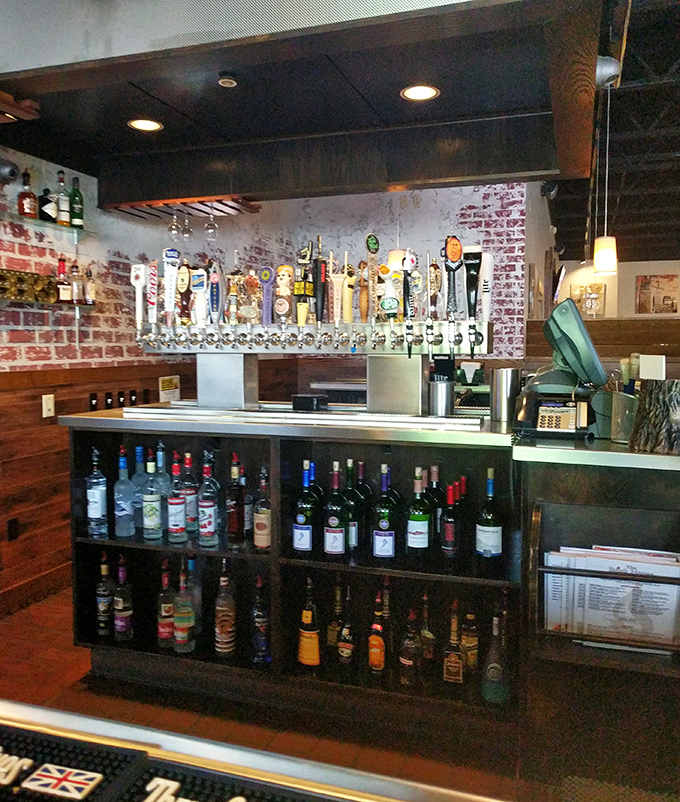 The bar setup that says, "Yes, we take our drinks seriously, but we're not going to lecture you about hops for 20 minutes."