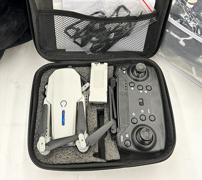 Even drones come down to earth price-wise at Crazy Hot Buys. This compact flyer probably cost less than your last theme park lunch.