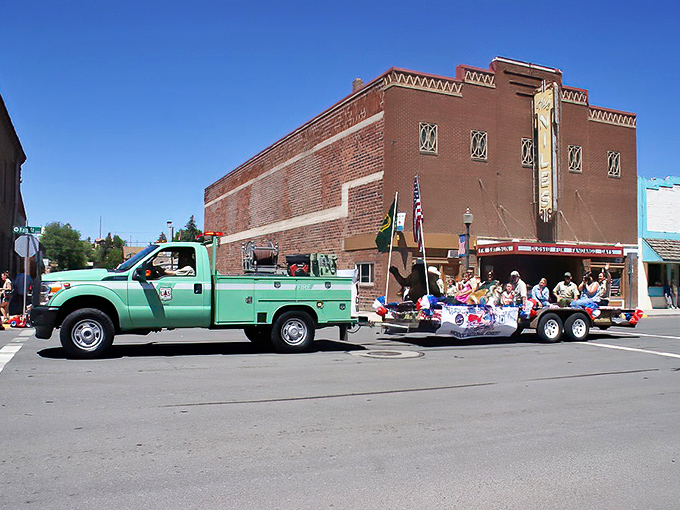 The Fandango Days parade showcases community spirit where participants know each other by name, not by social media handles.