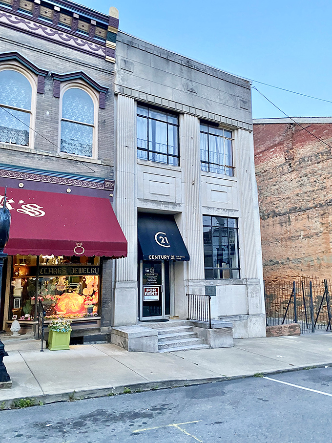 Downtown architecture spanning different eras tells Pomeroy's story in brick, stone, and glass&mdash;each facade a different chapter in local history.