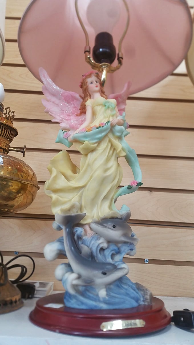Fantasy meets affordability in figurine form. Someone's discarded knickknack, another's perfect mantel statement piece.