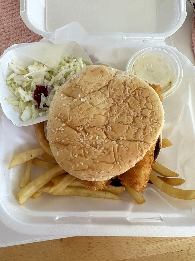 The fish sandwich that makes you wonder why you ever settled for drive-thru versions. This is what fast food wishes it could be.