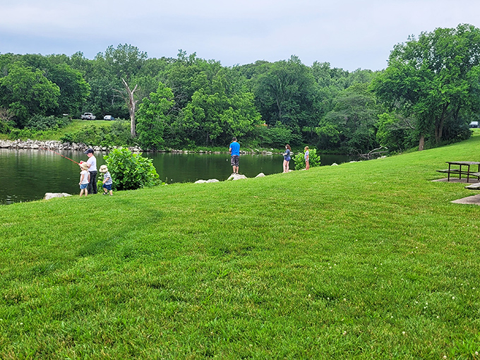 Family fishing spot where memories are made one cast at a time. The fish stories? Those come free with every visit.