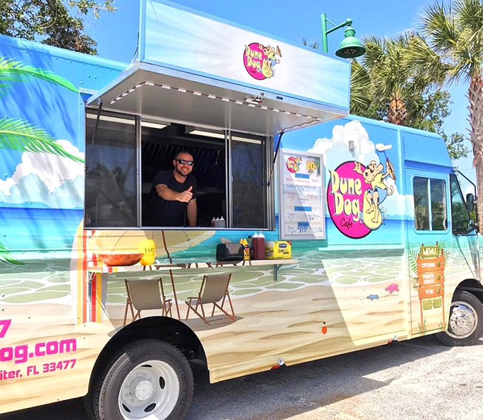 The mobile version of paradise &ndash; bringing those famous dogs and coastal flavors to events throughout Jupiter.