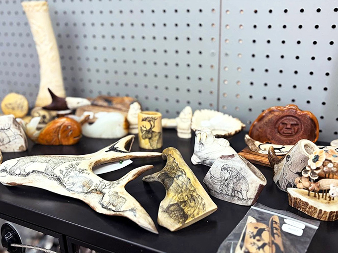 Carved ivory pieces that whisper tales of distant travels and exotic markets. Each one a miniature masterpiece of patience and skill.