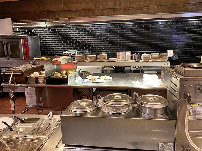 Behind the scenes, the kitchen maintains the time-honored traditions that have kept loyal customers coming back since polyester was considered fashionable. 