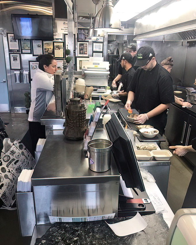 The open kitchen isn't just transparent&mdash;it's dinner theater where every gyro is handcrafted with the precision of a watchmaker and the passion of an artist.