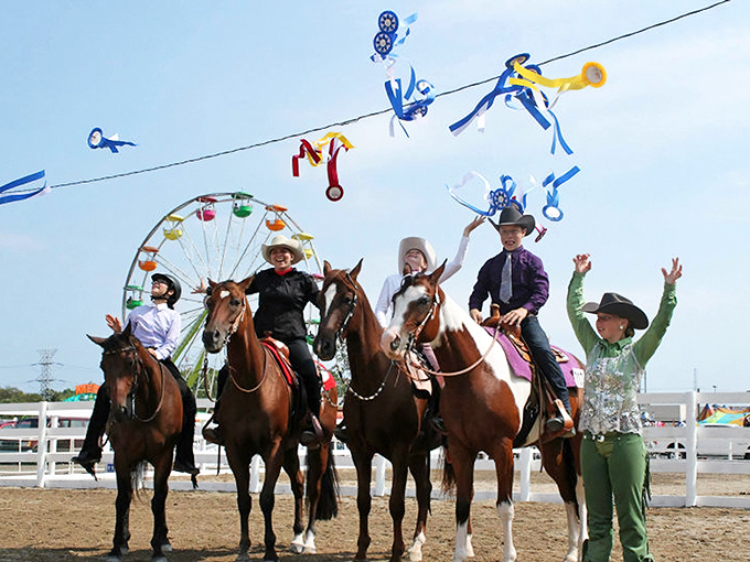 The U.P. State Fair horse show combines cowboy hats, ferris wheels, and the kind of wholesome family entertainment that doesn't require a subscription service.