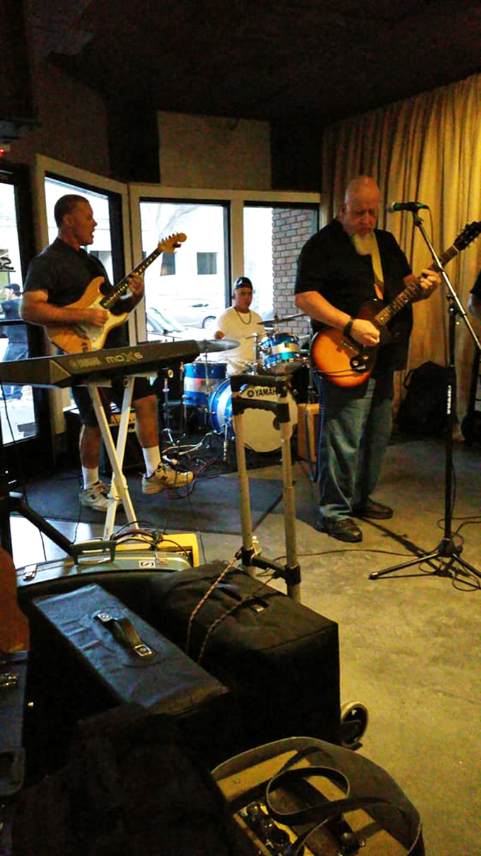 Live music adds another layer of flavor to the Steve's BBQ experience. Blues and barbecue—a pairing as perfect as brisket and beer.