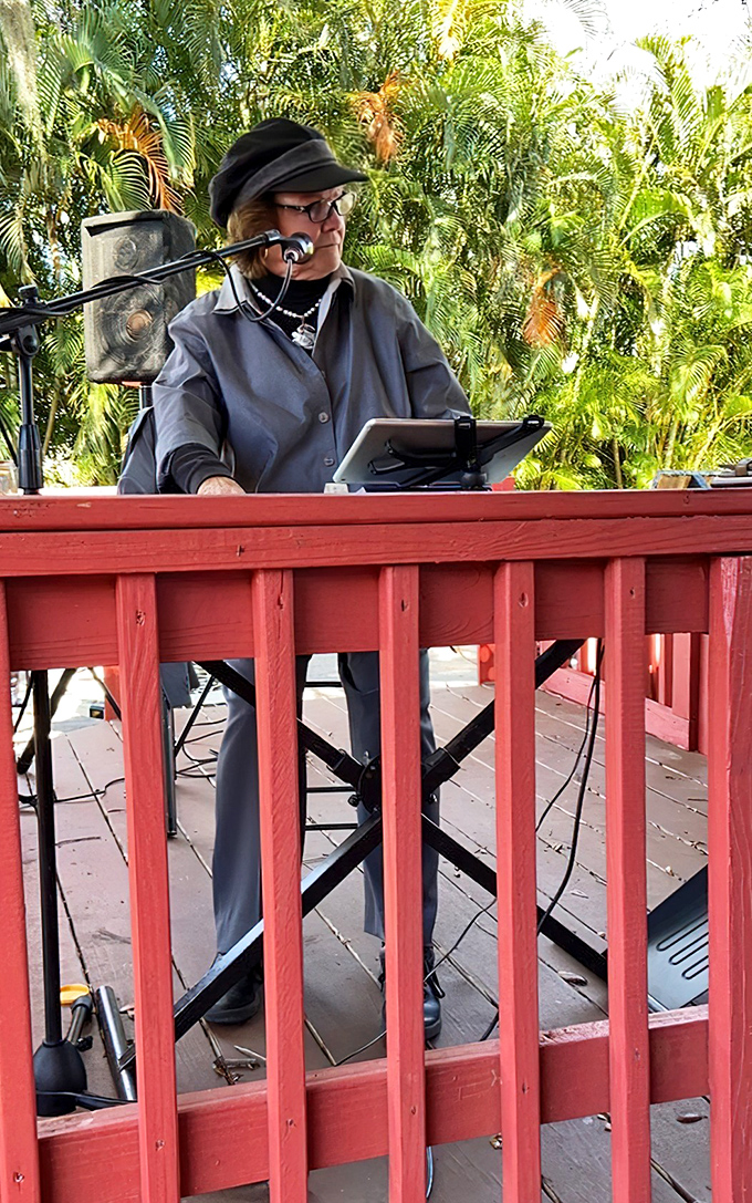 Live music on the porch adds another sensory dimension. At Peace River, they feed not just your stomach but your soul.