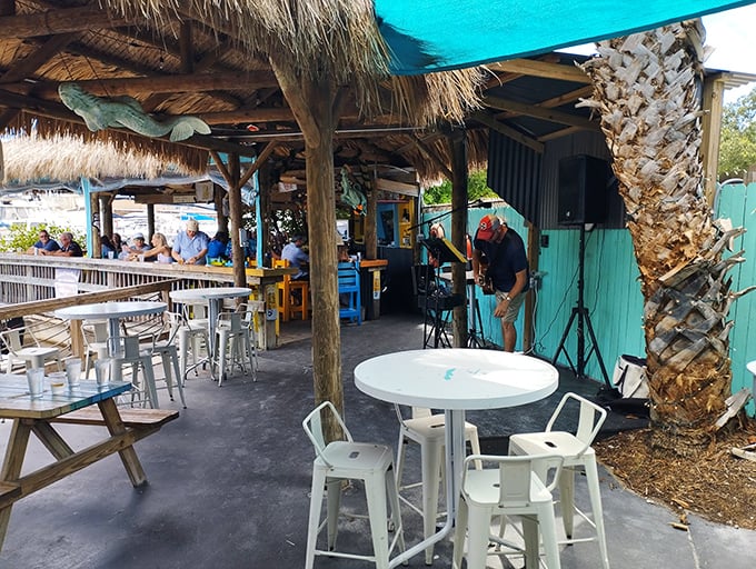 Live music adds the perfect soundtrack to your meal &ndash; because seafood always tastes better with a side of melody.