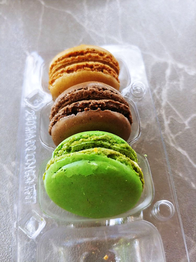 Macarons in vibrant hues promise a taste of Paris—these little flavor bombs are like edible jewelry for your taste buds.
