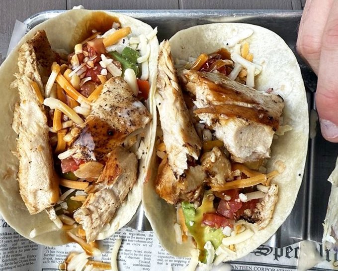 Mahi tacos that tell the story of Florida in every bite. Fresh fish, crunchy slaw, and a hint of lime&mdash;simple ingredients speaking volumes.