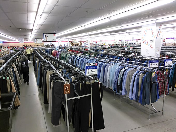 Men's formal wear: where wedding outfits and job interview suits get their second chance to make first impressions.