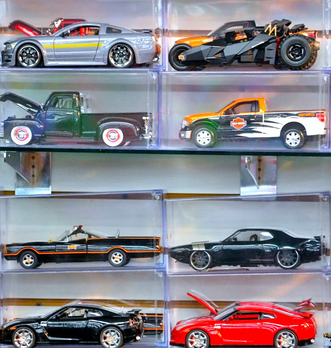 Miniature dream machines for collectors who can't fit the real thing in their garage. Car enthusiasm, downsized but not downgraded.