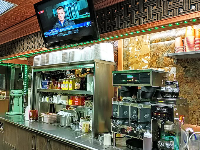 The coffee station &ndash; command central for the lifeblood of early risers and the salvation of night owls.