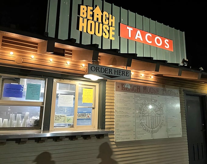 "ORDER HERE" might be the three most promising words in the English language when you're standing on a pier with a taco craving.