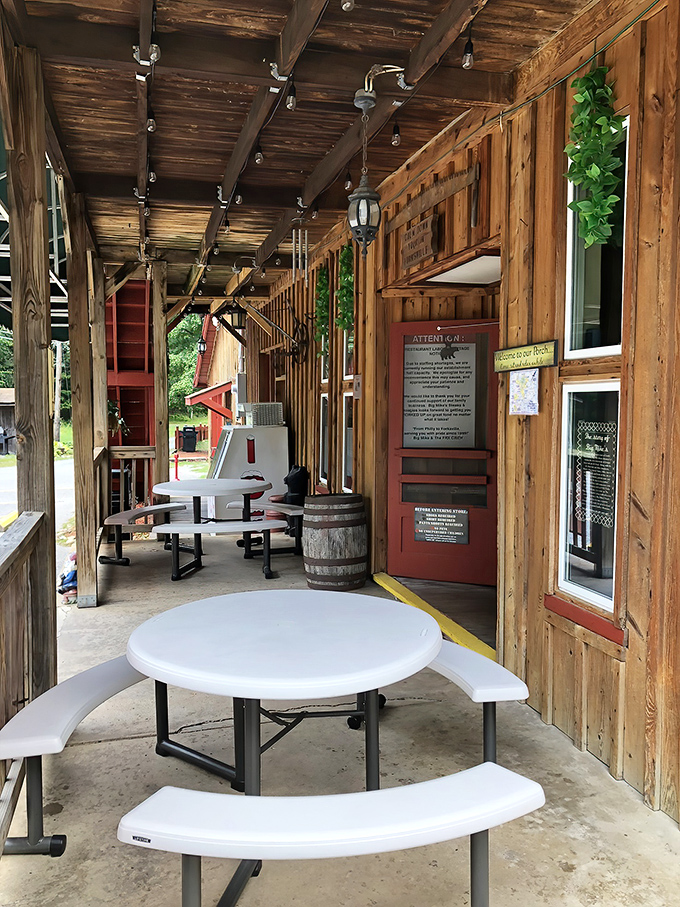 Outdoor seating that invites you to savor your sandwich with a side of fresh mountain air. Pennsylvania dining at its most authentic.