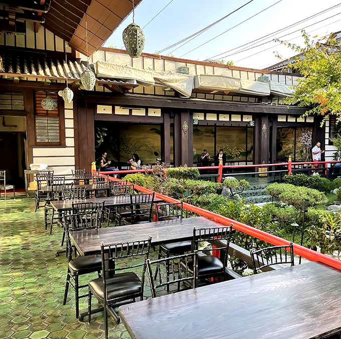Al fresco dining where California sunshine makes every bite taste like it's been blessed by angels.