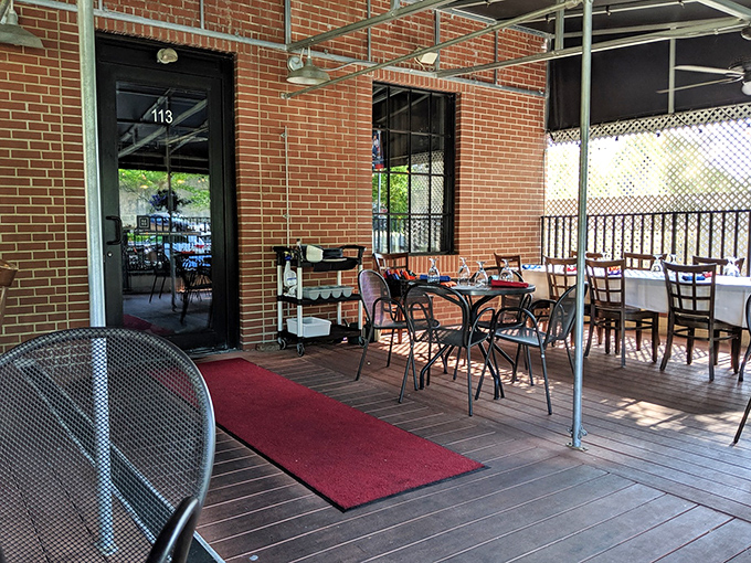 The outdoor patio&mdash;where summer evenings in Ohio transform into something approaching Mediterranean magic, minus the passport requirement.