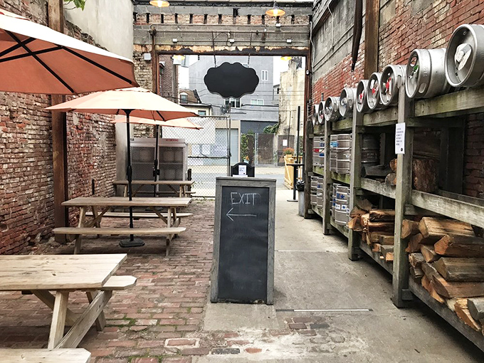 The outdoor patio feels like the backyard barbecue of your dreams, minus the neighbor who insists on giving unwanted grilling advice.