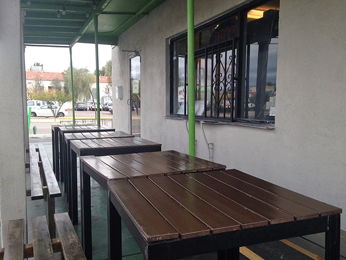 Outdoor seating where Tucson's sunshine provides the perfect lighting for your Instagram-worthy Mexican feast.