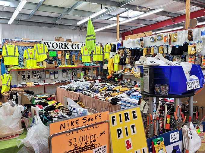 Practical meets affordable in this wonderland of work gear, where high-visibility vests and quality footwear find new purpose at prices that won't blind you.
