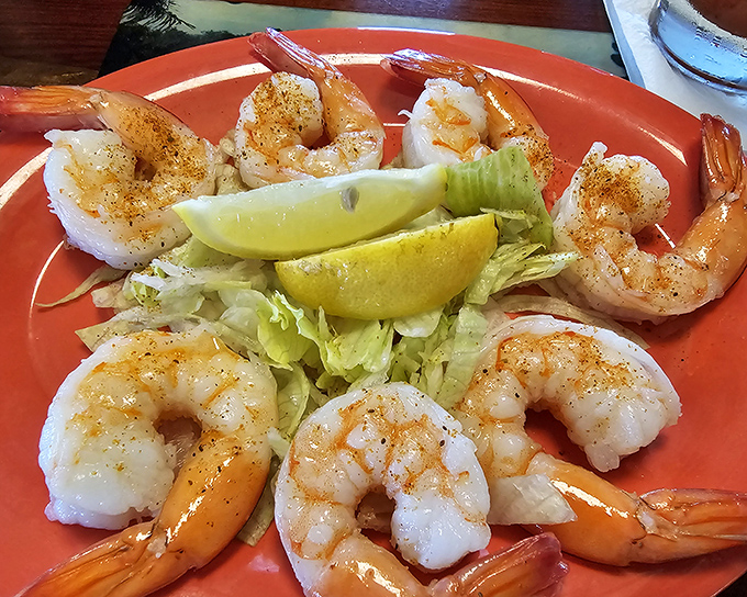 Perfectly steamed shrimp with just the right amount of seasoning. Simple, unpretentious, and exactly what seafood should be—the ocean's flavor, respectfully enhanced.