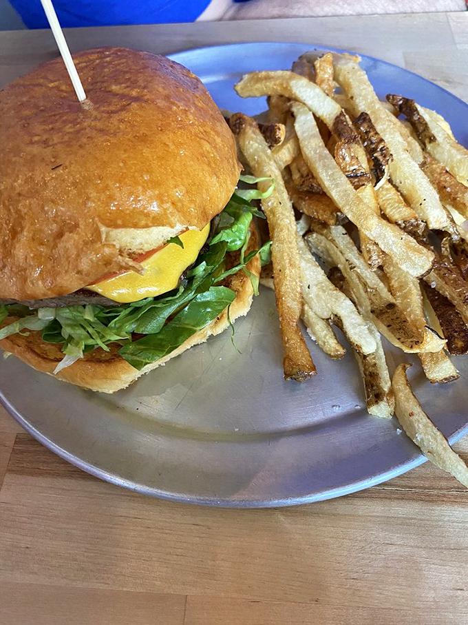 This classic PerrysBurger isn't trying to reinvent the wheel &ndash; it's just making that wheel more delicious than you remembered wheels could be.